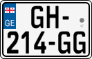 GH-214-GG, Chevrolet Camaro , License plate of Georgia