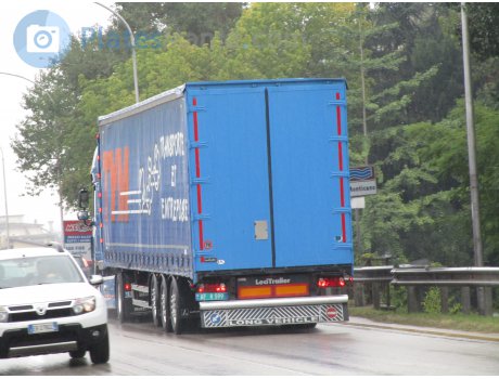 AF R 599, LeciTrailer , License plate of Albania