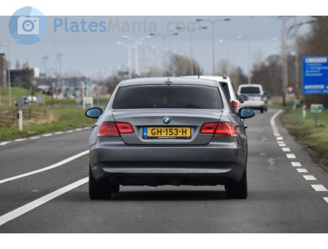 GH-153-H, BMW 3 Series , License plate of the Netherlands