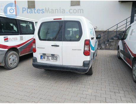 "38 EL 053" photos Peugeot Partner. Turkey