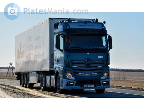 2351OC01, Mercedes-Benz Actros (Dushanbe City) License plate of Tajikistan