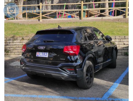 L382, Audi Q2 , License plate of Monaco