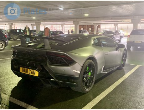 HU11 CAN, Lamborghini Huracán (Portsmouth) License plate of the United ...