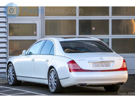 ‎٧٠٠‎ ‎س ب ع‎ / 700 EBS, Maybach 57S License plate of Saudi Arabia