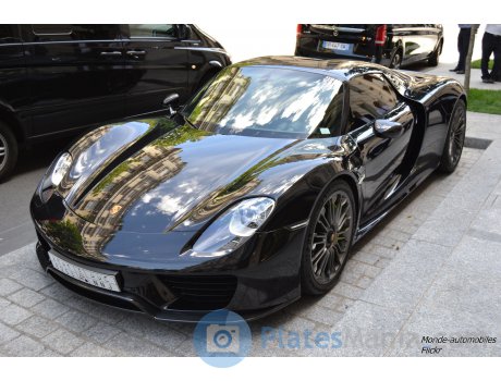 ‎٨٩٥٣‎ ‎ح ن ن‎ / 8953 NNJ, Porsche 918 License plate of Saudi Arabia