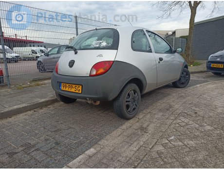 99-PP-SG, Ford Ka , License plate of the Netherlands