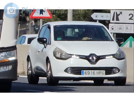6916 HPG, Renault Clio , License plates of Spain