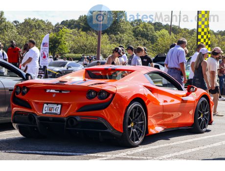 CTG2147, Ferrari F8 (Georgia) License plate of the USA