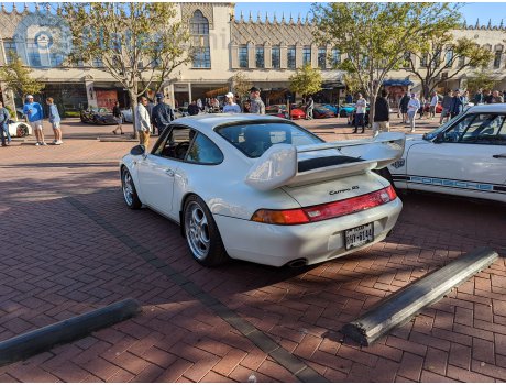 RHY-6144, Porsche 911 (Texas) License plate of the USA
