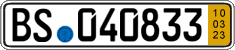 BS 040833, BMW X4 (Braunschweig City) German license plate