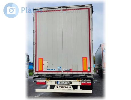 42 ALH 119, Tirsan (Konya) License plate of Turkey