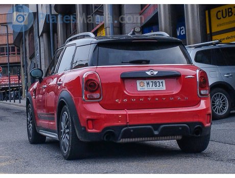 M 7831, MINI Countryman , License plate of Andorra