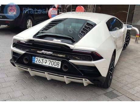 263구 7008, Lamborghini Huracán , License plate of South Korea