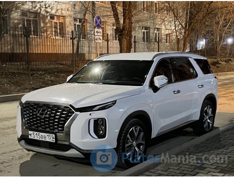 к515вв159, Hyundai Palisade (Perm Krai) License plate Russia