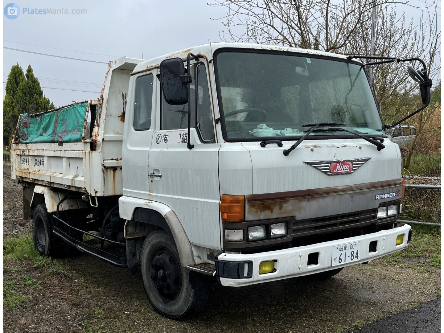 "岐阜 100 せ 6184" photos Hino Ranger. Japan