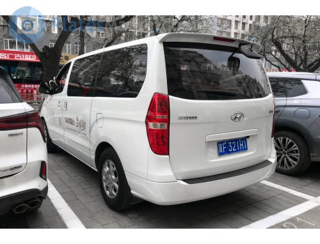 冀F·321H1, Hyundai H-1 (Baoding Prefectural City) License plate of China