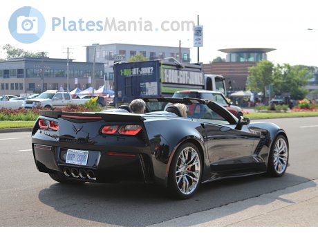 DRP 2008, Chevrolet Corvette (Michigan) License plate of the USA