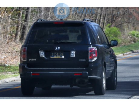 PC154129, Honda Pilot (Delaware) License plate of the USA