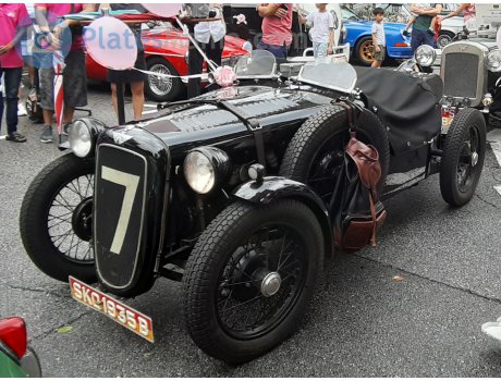 SKQ 1935 B, Austin Seven , License plate of Singapore