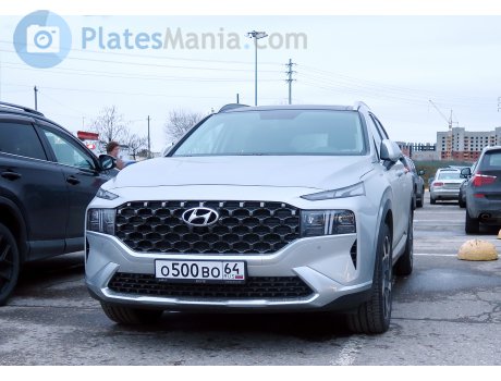 о500во64, Hyundai Santa Fe (Saratov Oblast) License plate Russia