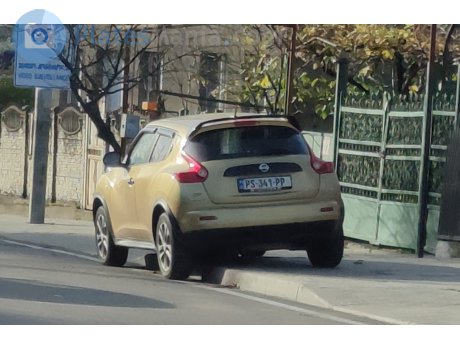 PS-341-PP, Nissan Juke , License plate of Georgia