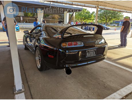 OLDYOTA, Toyota Supra (Texas) License plate of the USA