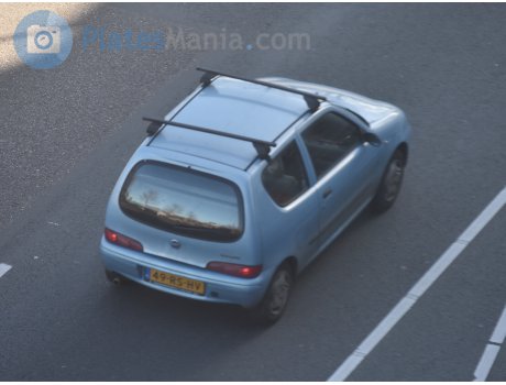 49-RS-HV, FIAT Seicento , License plate of the Netherlands