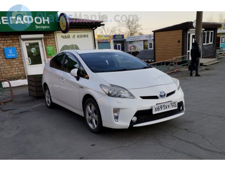 х691ху125, Toyota Prius (Maritime (Primorye) Krai) License plate Russia