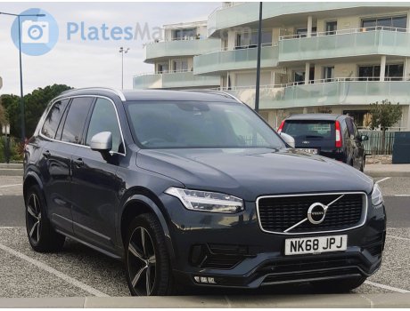 NK68 JPJ, Volvo XC90 (Newcastle-upon-Tyne) License plate of the United ...