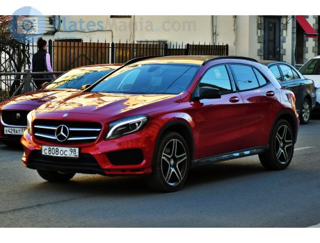 с808ос98, Mercedes-Benz GLA-Klasse (St. Petersburg City) License plate ...