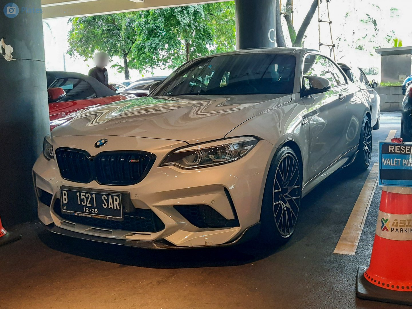 "B 1521 SAR" photos BMW M2. Indonesia
