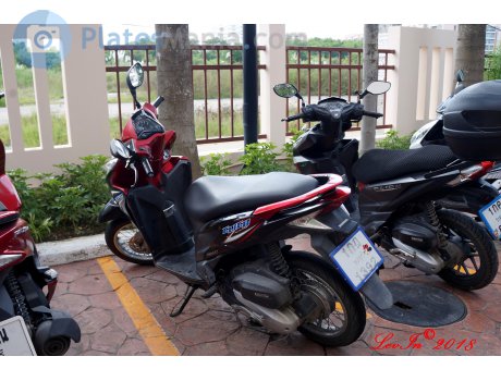 1กฎ 1392, Honda Click (Chonburi) License plate of Thailand