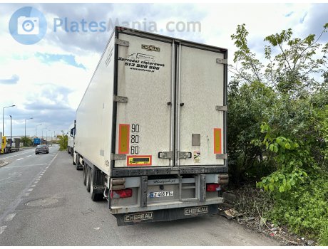 Z 468 PT, Chereau , License plate of Moldova