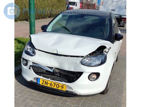 ZN-670-F, Opel Adam , License plate of the Netherlands