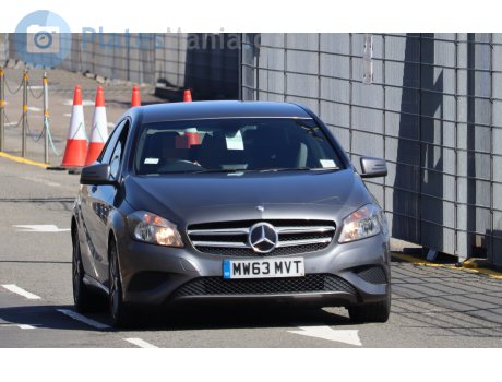 MW63 MVT, Mercedes-Benz A-Klasse (Manchester) License plate of the ...