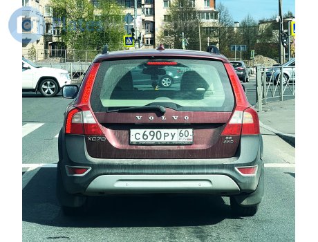 с690ру60, Volvo XC70 (Pskov Oblast) License plate Russia