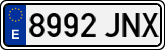 8992 JNX, Hyundai Santa Fe , License plates of Spain