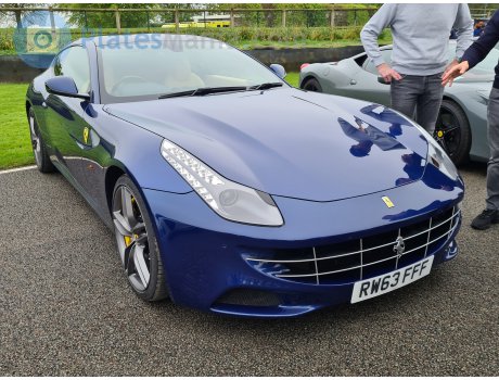 RW63 FFF, Ferrari FF (Reading) License plate of the United Kingdom