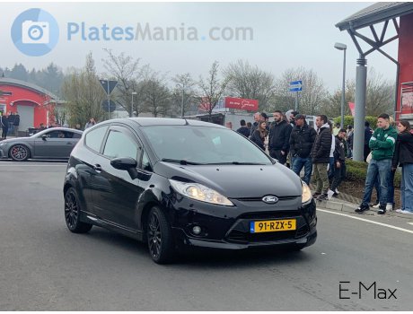 91-RZX-5, Ford Fiesta , License plate of the Netherlands