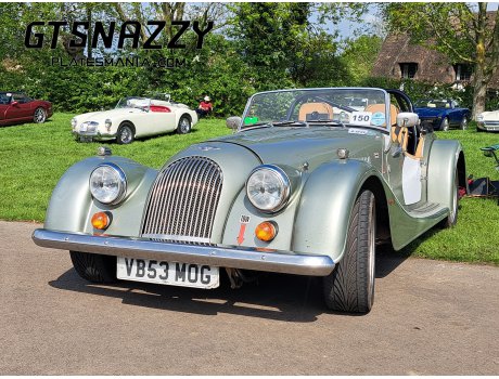 VB53 MOG, Morgan Plus 8 (Worcester) License plate of the United Kingdom