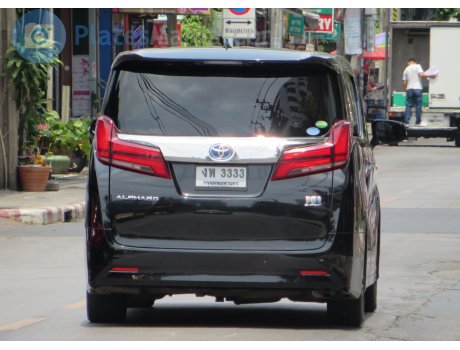 งพ 3333, Toyota Alphard (Bangkok) License plate of Thailand
