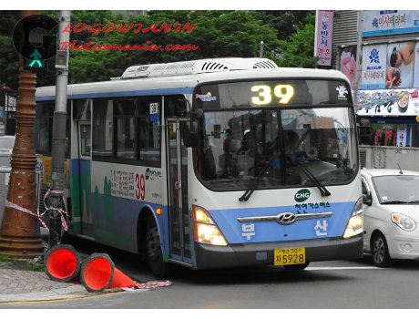 부산70자 5928, Hyundai Aero City (Busan metropolitan city) License plate ...