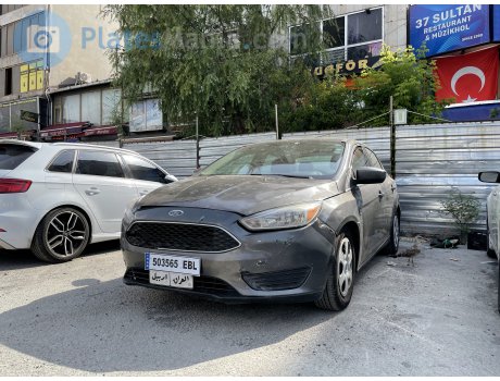 ‎٥٠٣٥٦٥‎, Ford Focus (Erbil Governorate) License plate of Iraq