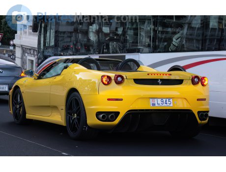 L945, Ferrari F430 , License plate of Monaco