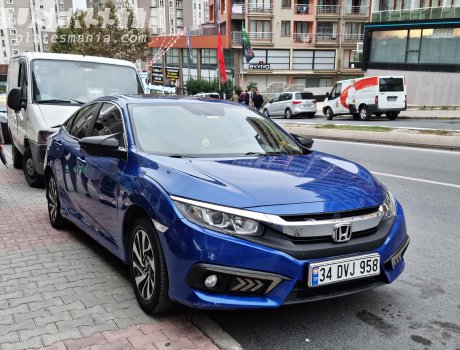 "34 DVJ 958" photos Honda Civic. Turkey