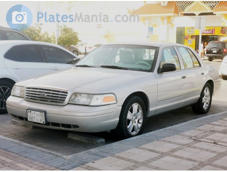 ‎٣٩٠١‎ ‎ب ل و‎ / 3901 ULB, Ford Crown Victoria License plate of Saudi ...