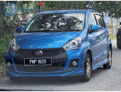 PMP 1820, Perodua Myvi (Penang State) License plate of Malaysia
