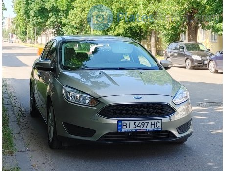 BI 5497 HC, Ford Focus (Poltava Oblast) License plate Ukraine