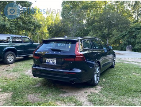 VZX 821, Volvo V60 (South Carolina) License plate of the USA