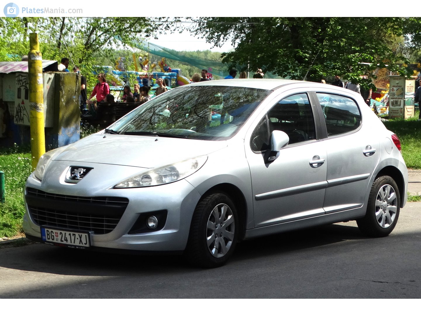 "BG 2417-XJ" photos Peugeot 207. Serbia